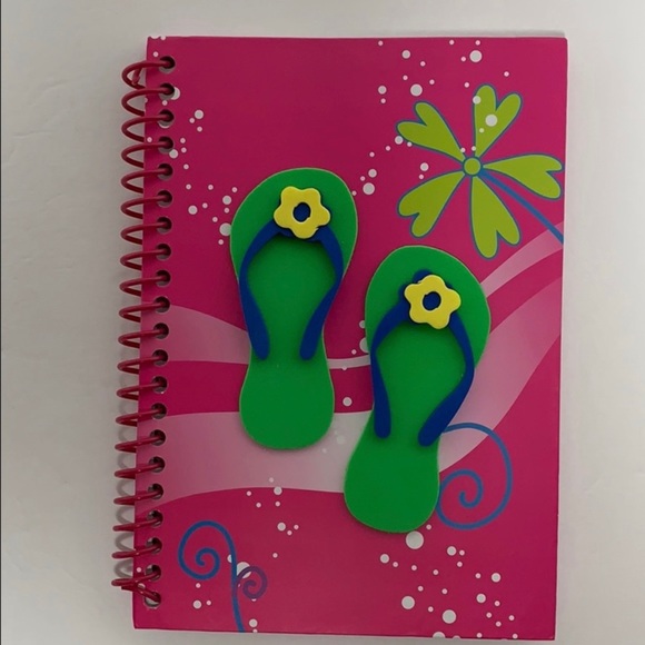 Office | Flip Flops Pink Spiral Notebook | Poshmark